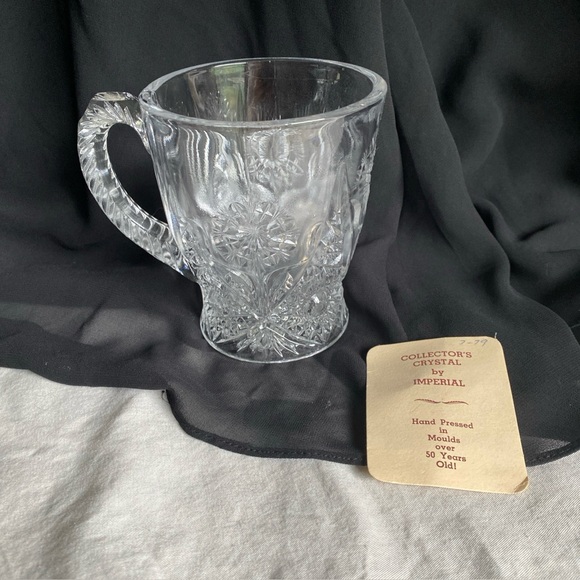imperial | Dining | Vintage Imperial Collectors Crystal Dandelion Mug ...